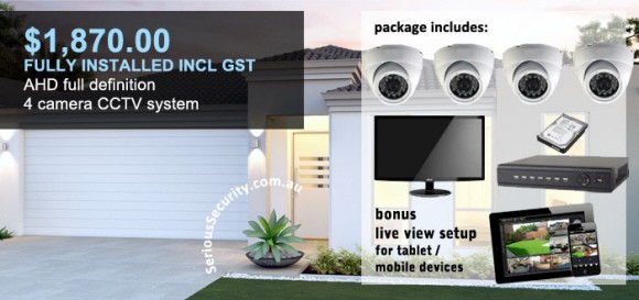 4 x Full HD Hikvision IP CCTV package | Serious Security Sydney