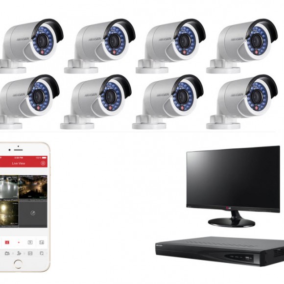 CCTV PACK 2 – 4 HD IP network CCTV package for Business fully installed ...