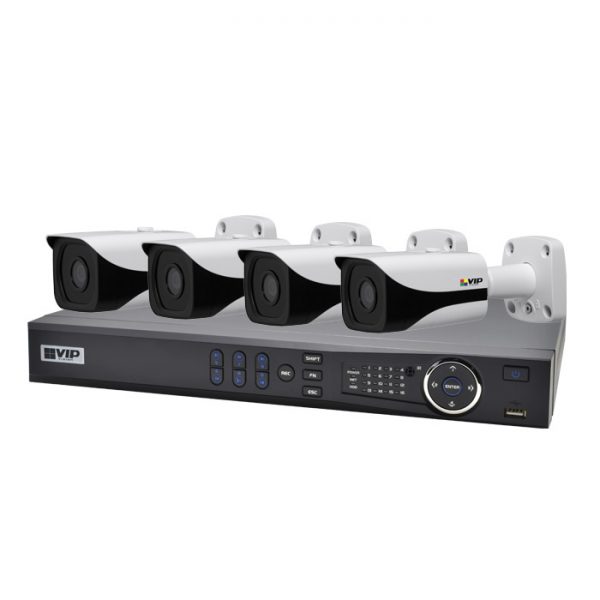 VIP VISION Professional 4 Channel 1.3MP IP Surveillance Kit | Serious ...