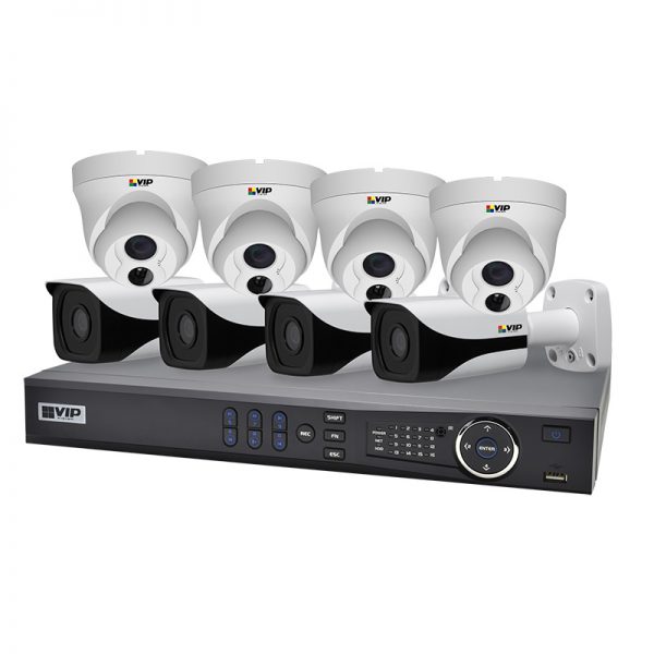 VIP VISION Professional 8 Channel 1.3MP IP Surveillance Kit | Serious ...