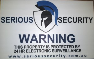 Free Security Signage | Serious Security Sydney & Melbourne