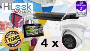 CCTV HILOOK KIT – 4 HD IP CCTV package for Business fully installed ...