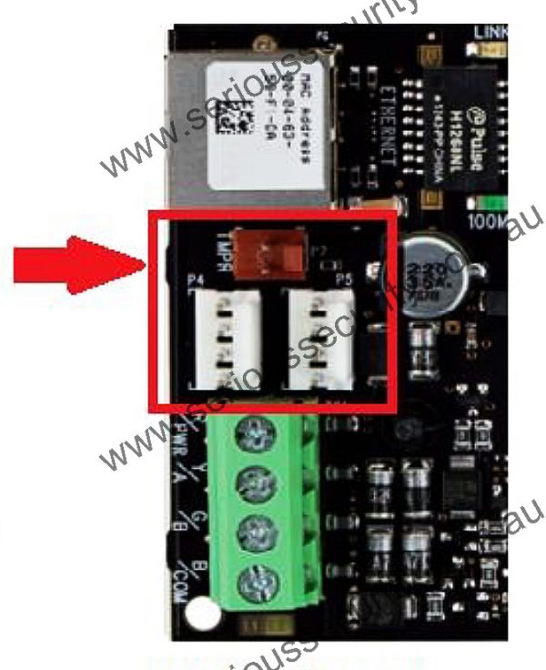 How to reset the IP ethernet module of the Bosch alarm? | Serious ...
